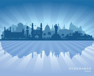 Hyderabad City Skyline Silhouette Vector Images (over 110)