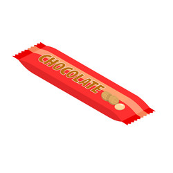 3d isometric flat set of snack packages Royalty Free Vector