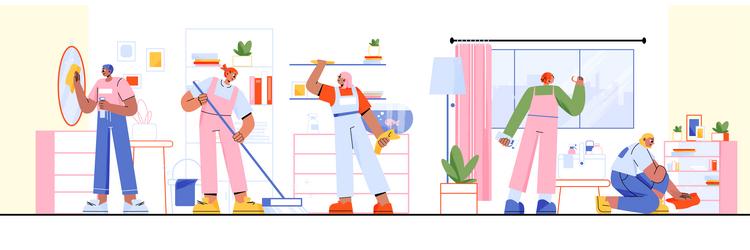 Office Cleaning Clipart