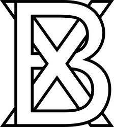 Interlaced Letter Logo Vector Images (over 520)