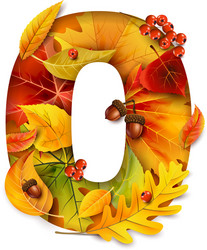 Autumn Alphabet Vector Images (over 5,400)