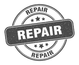 Repair stamp Royalty Free Vector Image - VectorStock
