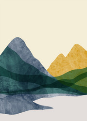 Minimalist Mountain Vector Images (over 6,700)