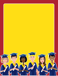 Graduation Cap Border Vector Images (over 430)