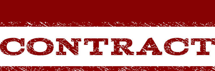 Contract terminated watermark stamp Royalty Free Vector
