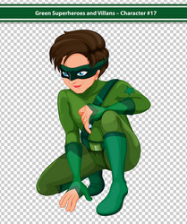 Green superhero Royalty Free Vector Image - VectorStock