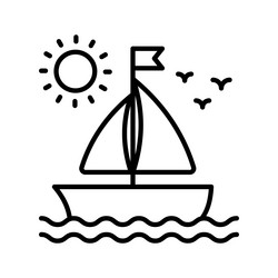 Boat Outline Vector Images (over 40,000)