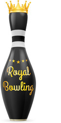 Angry bowling pin Royalty Free Vector Image - VectorStock