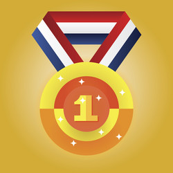 Number One Medal Vector Images (over 4,800)