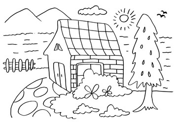 House Drawings For Children