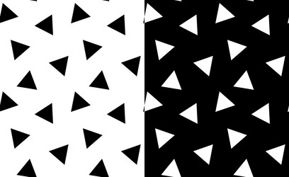 Triangle simple seamless pattern geometry Vector Image