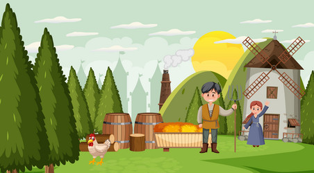 Cartoon Villagers Vector Images (over 44,000)