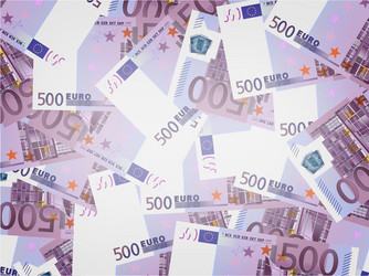 500 euro bills Royalty Free Vector Image - VectorStock