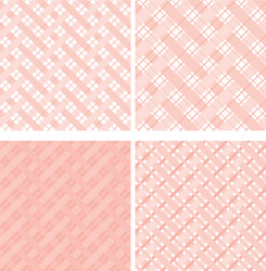 Seamless pink and white background pattern Vector Image