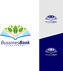 Tree and book logo Royalty Free Vector Image - VectorStock