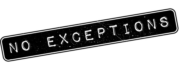 No Exceptions Vector Images (35)