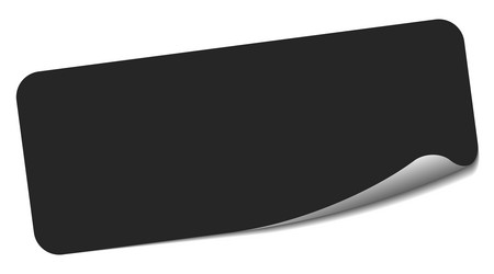 Blank sticker label Royalty Free Vector Image - VectorStock