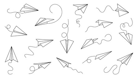 Paper Airplane Drawing