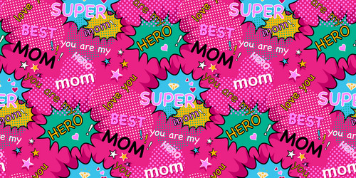 Super mom hero best concept design Royalty Free Vector Image