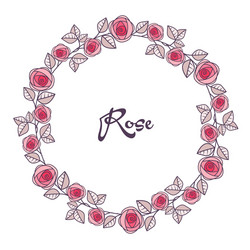 Set of lace paper with roses Royalty Free Vector Image