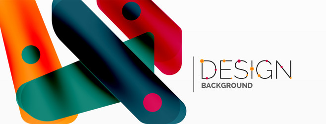 Tech minimal geometric wallpaper creative Vector Image