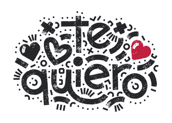 Te Quiero Vector Images 26