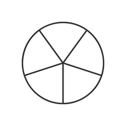 Circle Divided in 5 Vector Images (over 190)
