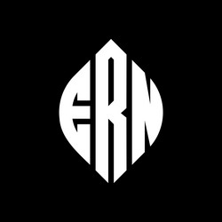 Ern logo letter design Royalty Free Vector Image