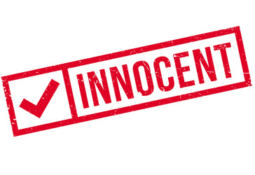 Innocent stamp on white background Royalty Free Vector Image