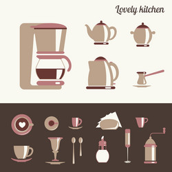 With kitchen Royalty Free Vector Image - VectorStock