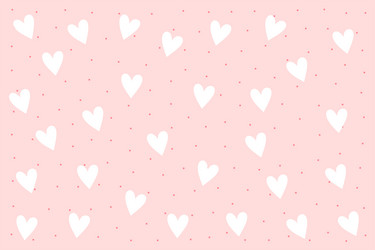 Simple and cute heart pattern wallpaper Royalty Free Vector