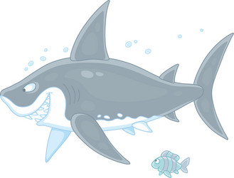 Shark Royalty Free Vector Image - VectorStock
