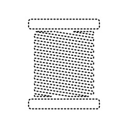 Thread sign line icon Royalty Free Vector Image