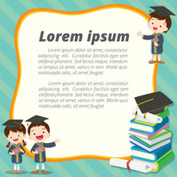 Kinder Graduation Border Design