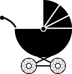 Pram for baby Royalty Free Vector Image - VectorStock