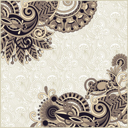 Vintage ornamental template Royalty Free Vector Image