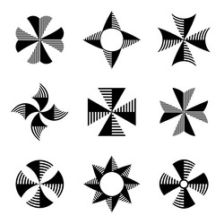 Cross icons Royalty Free Vector Image - VectorStock