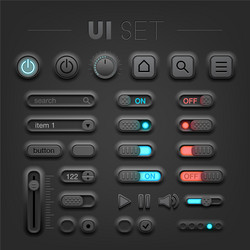 Minimalist set ui icons Royalty Free Vector Image