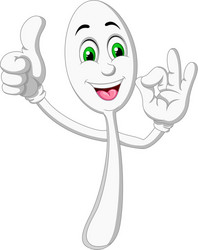 Cartoon Spoon Thumbs Vector Images (99)