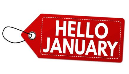 Hello january Royalty Free Vector Image - VectorStock