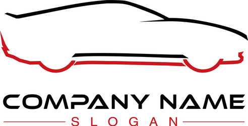 Purchase buy sharing car logo Royalty Free Vector Image