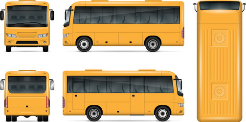 School Bus Plan View