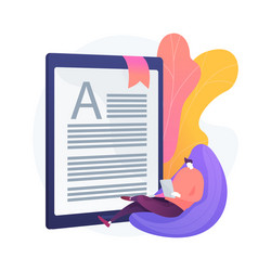 Digital classroom abstract concept Royalty Free Vector Image