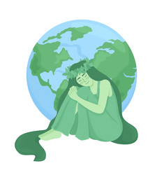 Mother earth Royalty Free Vector Image - VectorStock