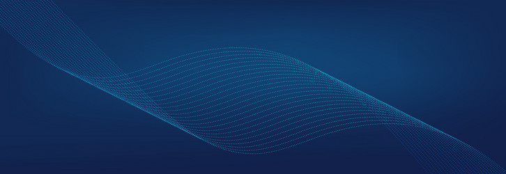 Blue wave background abstract curve line Vector Image
