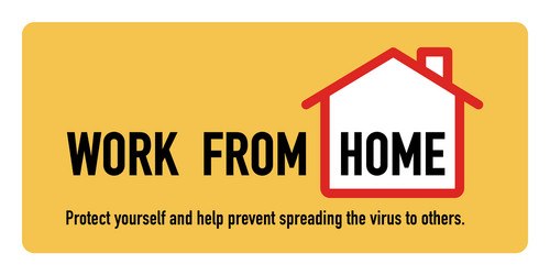 Stay home save lives signage design Royalty Free Vector