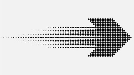 Black arrow fast speed sign Royalty Free Vector Image