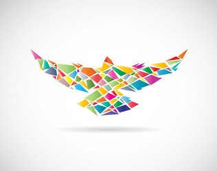 Creative bird design Royalty Free Vector Image
