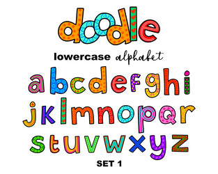 Letter Alphabet Doodle Vector Images (over 14,000)