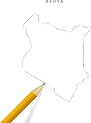 Kenya Silhouette Outline Vector Images (over 590)